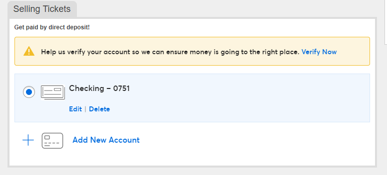 How do I verify the two Ticketmaster deposits? – Ticketmaster Help